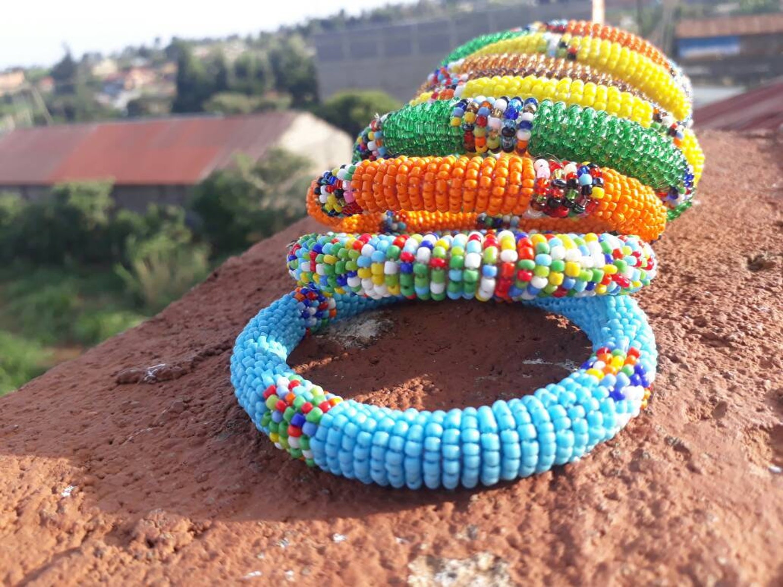 Set of 14 bangles beaded bangles wholesalebeaded bangles | Etsy