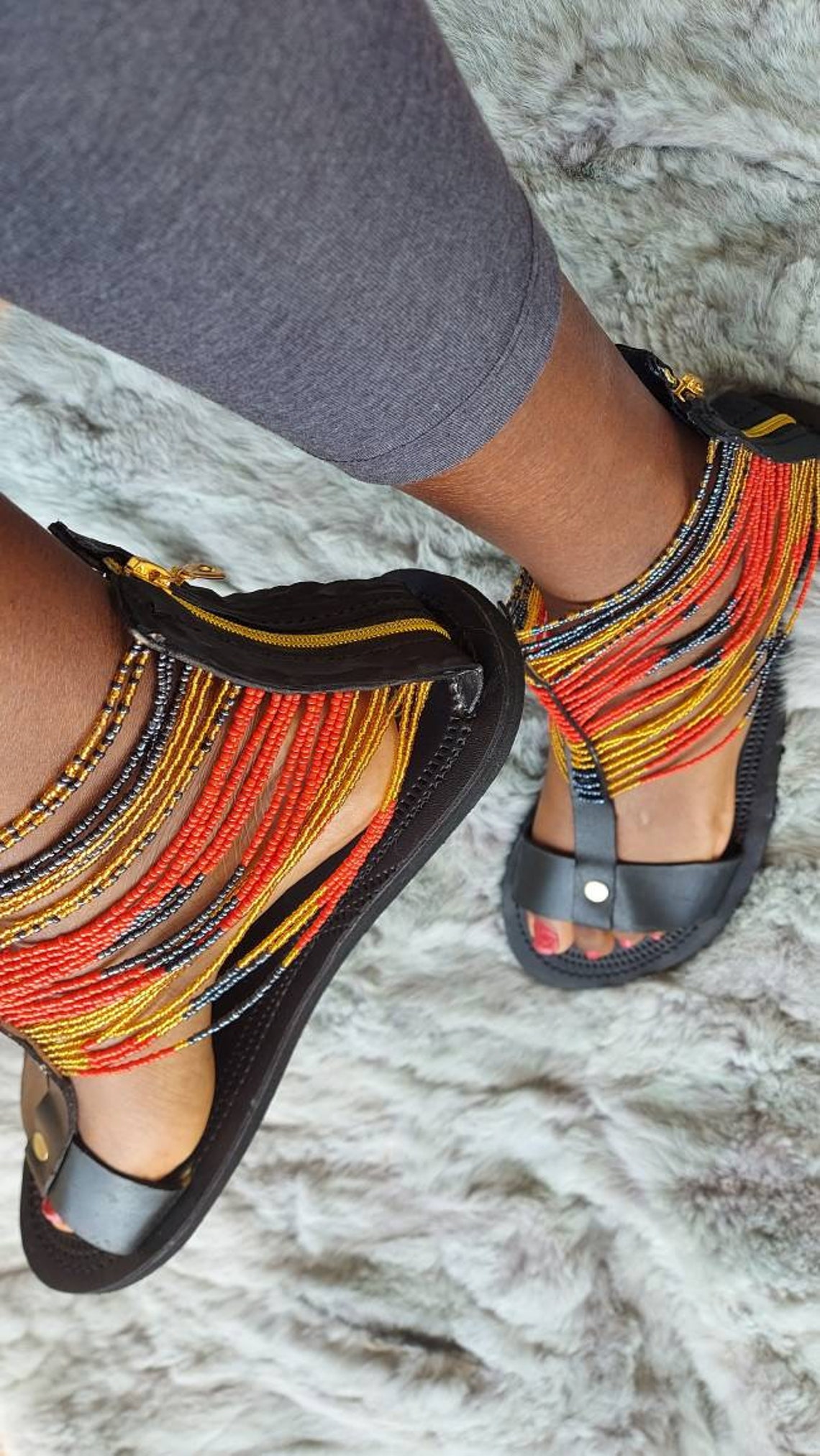 African sandalsAfrican sandals for womengladiator | Etsy