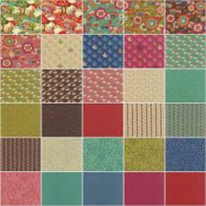 Flying Colors Charm Pack by Momo for Moda Fabric - Etsy