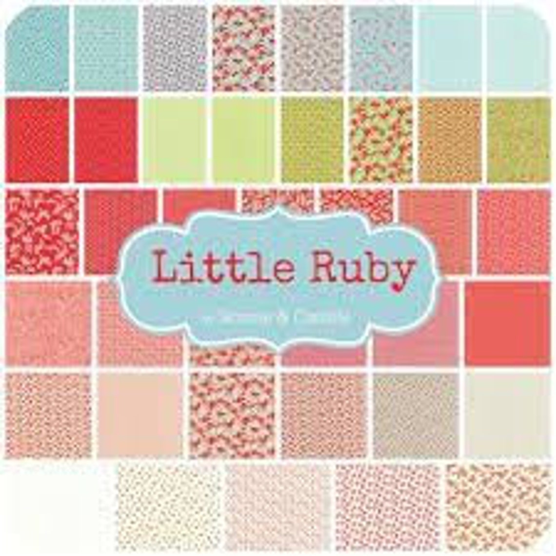 Little Ruby, Charm Pack by Bonnie & Camille for Moda Fabric - Etsy