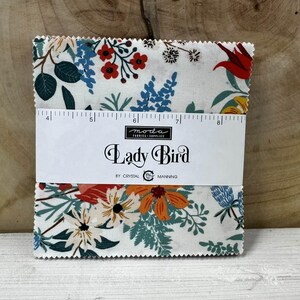 Lady Bird - Charm Pack - by Crystal Manning for Moda Fabric - Etsy