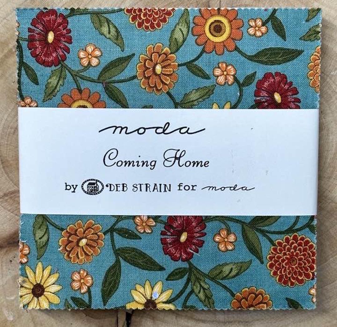 Coming Home - Charm Pack - by Deb Strain for Moda Fabric - Etsy