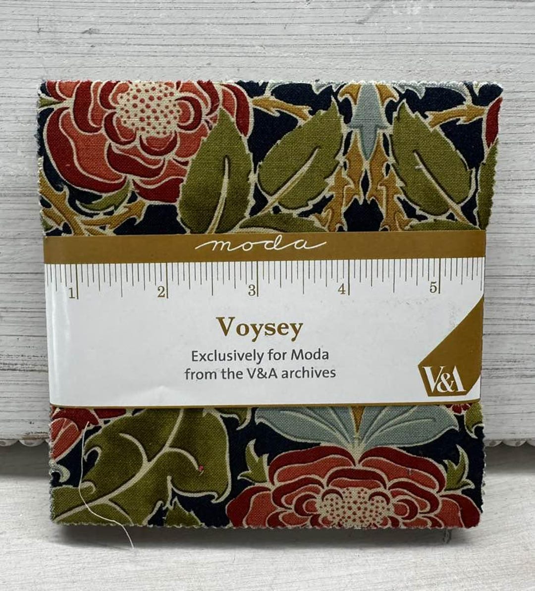 Voysey - Charm Pack - by V&A Archives for Moda Fabrics - Etsy