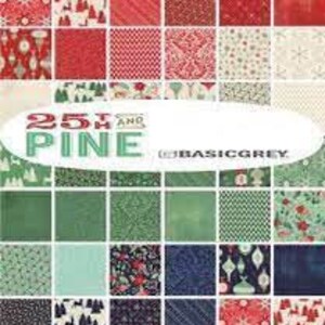 25th and Pine Charm Pack, by Basicgrey for Moda Fabric - Etsy