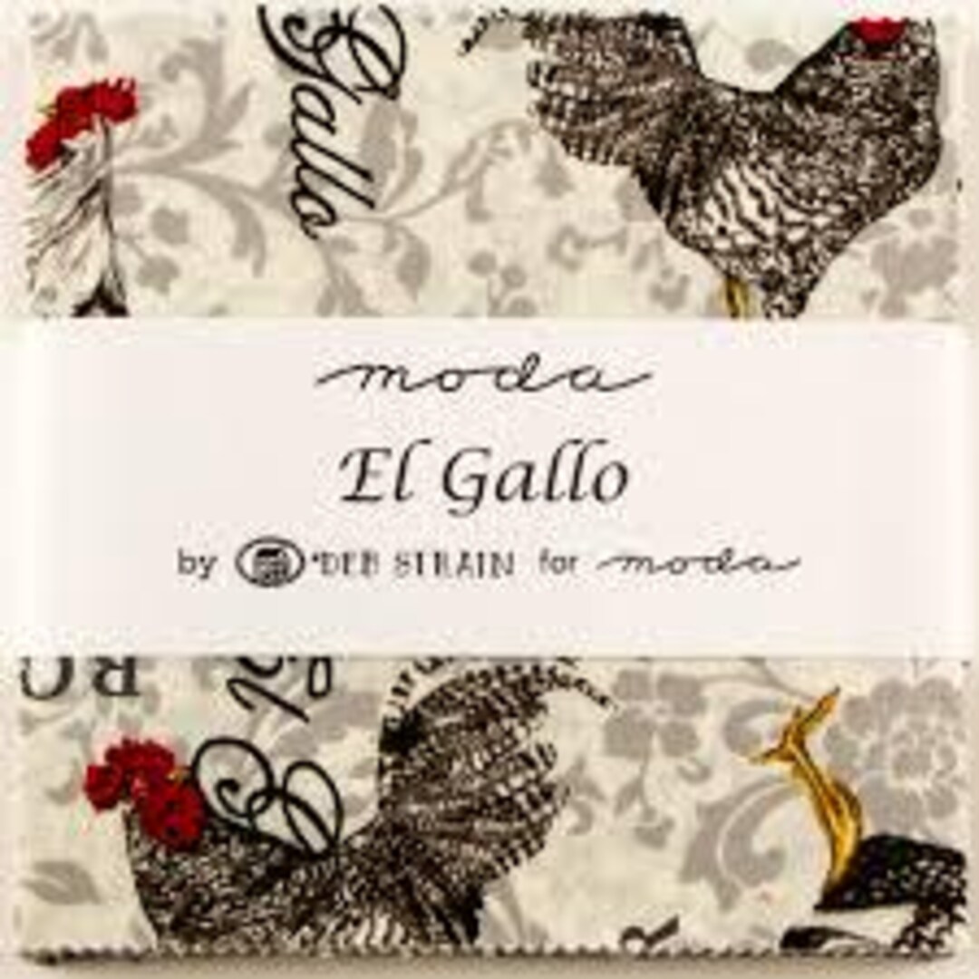 El Gallo - Charm Pack - by Deb Strain for Moda Fabric - Etsy