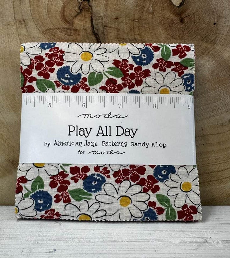 Play All Day - Charm Pack - by American Jane Patterns, Sandy Klop for ...
