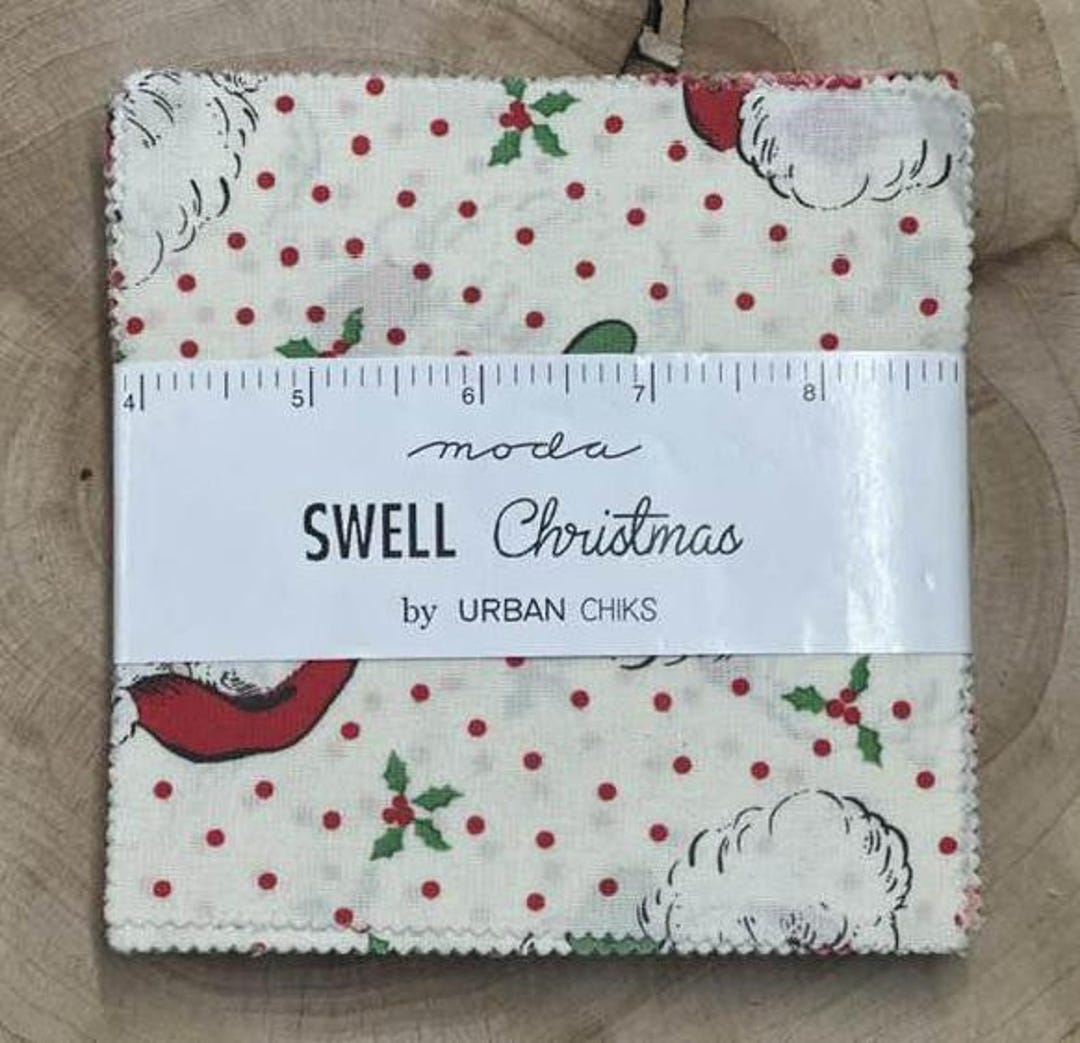 Swell Christmas - Charm Pack - by Urban Chiks for Moda Fabric - Etsy