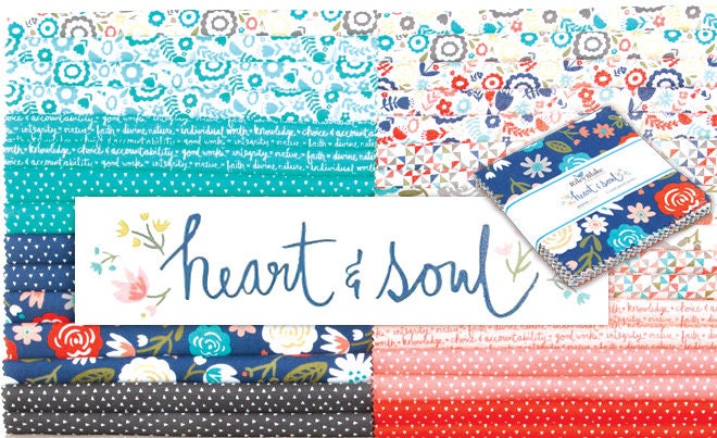 Heart & Soul Charm Pack by Deena Rutter for Riley Blake - Etsy