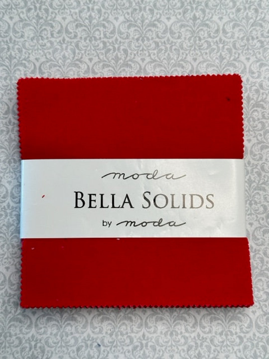 Bella Solid Charm Pack by Moda Fabric Red 9900PP-16 - Etsy