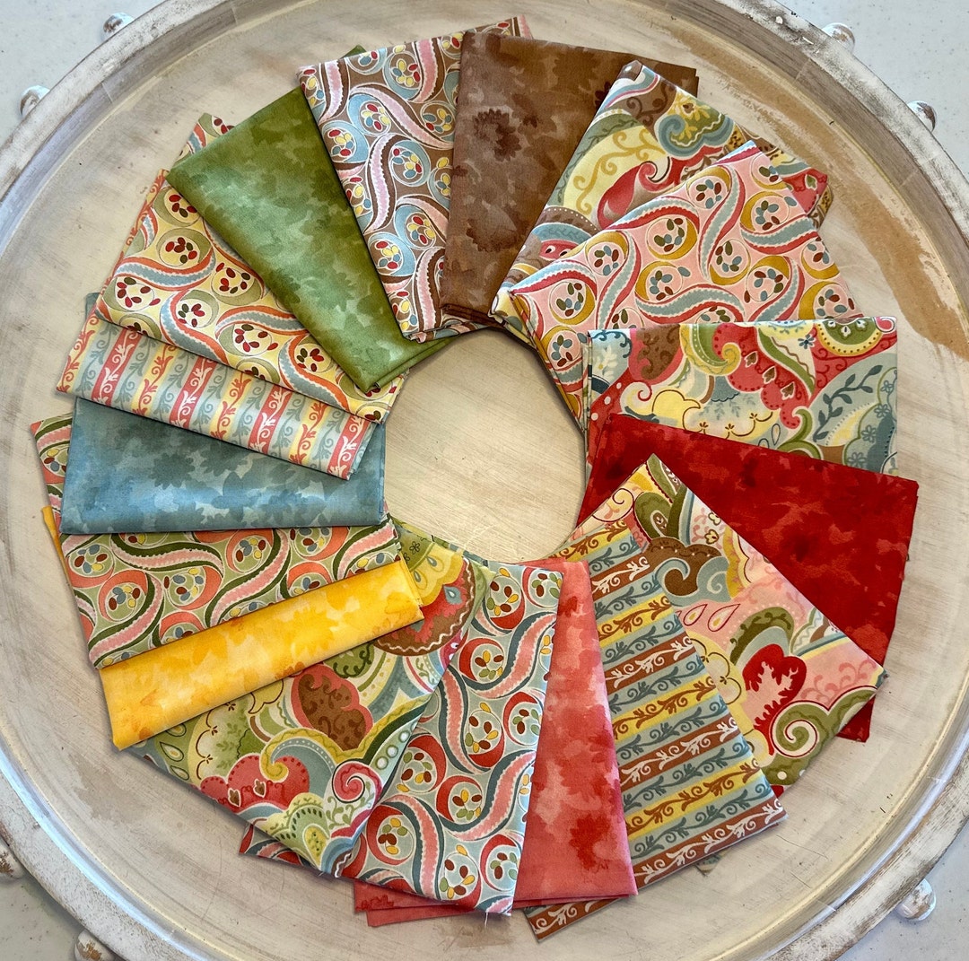 Posh - Fat Quarters, 17 - Chez Moi for Moda Fabric - Free Shipping - Etsy