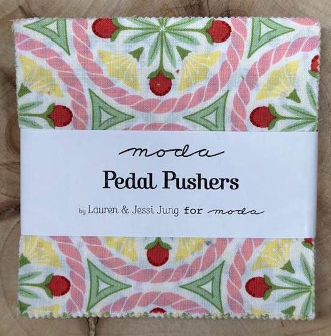 Pedal Pushers Charm Pack by Lauren and Jess Jung for Moda Fabrics - Etsy