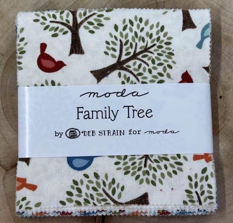 Family Tree - Charm Pack - by Deb Strain for Moda Fabric - Etsy