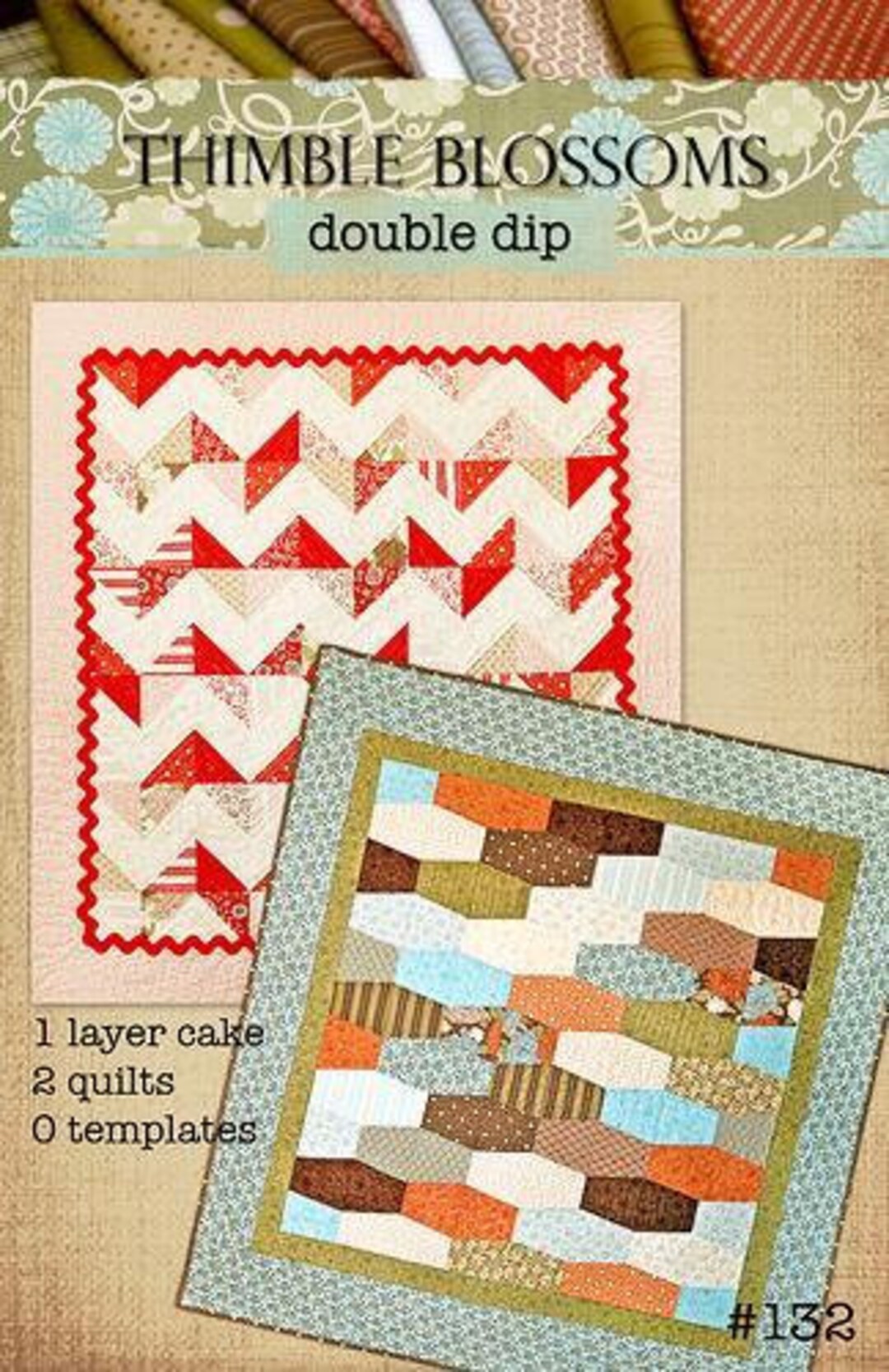 Double Dip - Quilt Pattern - by Thimble Blossoms - Etsy