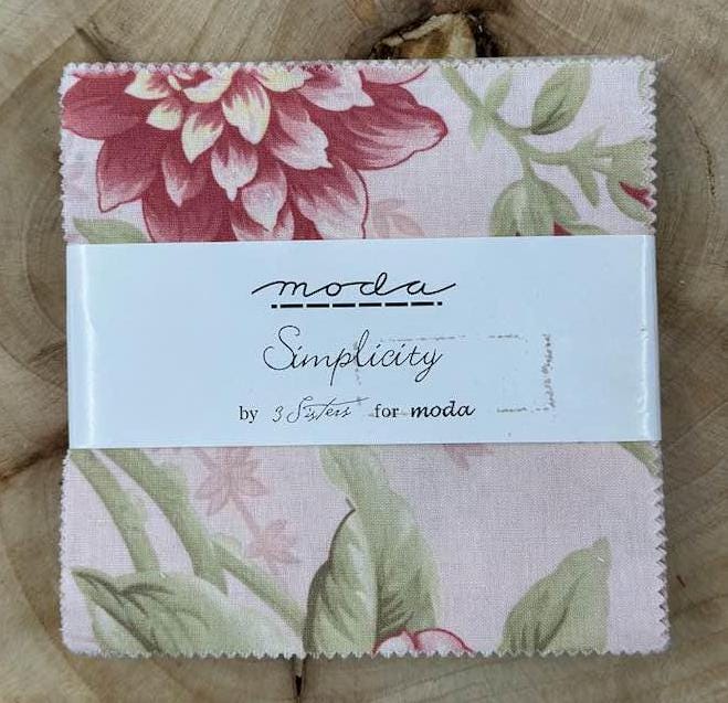 Simplicity - Charm Pack - by 3 Sisters for Moda Fabric - Etsy