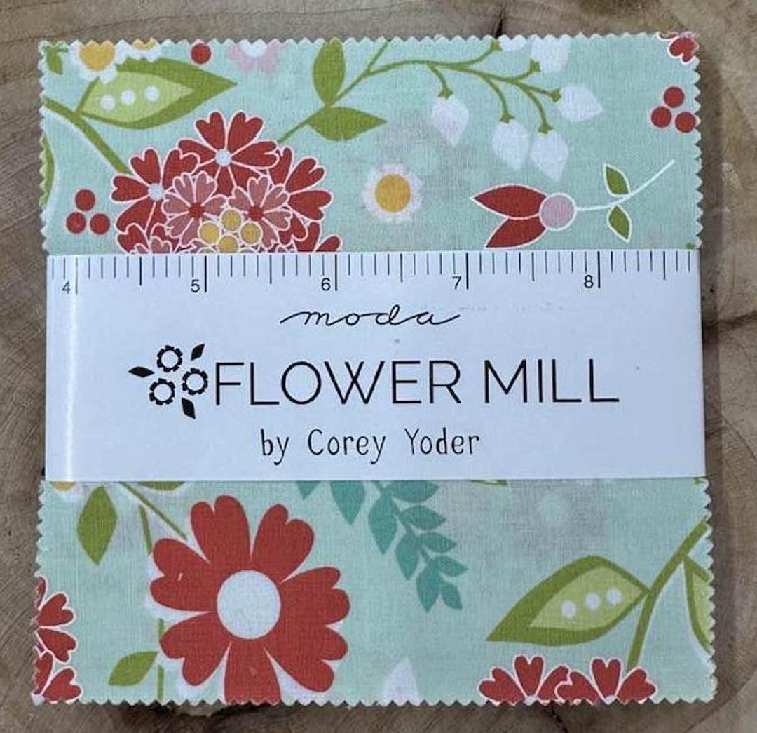 Flower Mill Charm Pack by Corey Yoder for Moda Fabric - Etsy