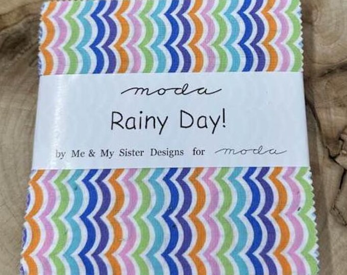 Rainy Day! - Charm Pack - by Me & My Sister Designs for Moda Fabric - Etsy
