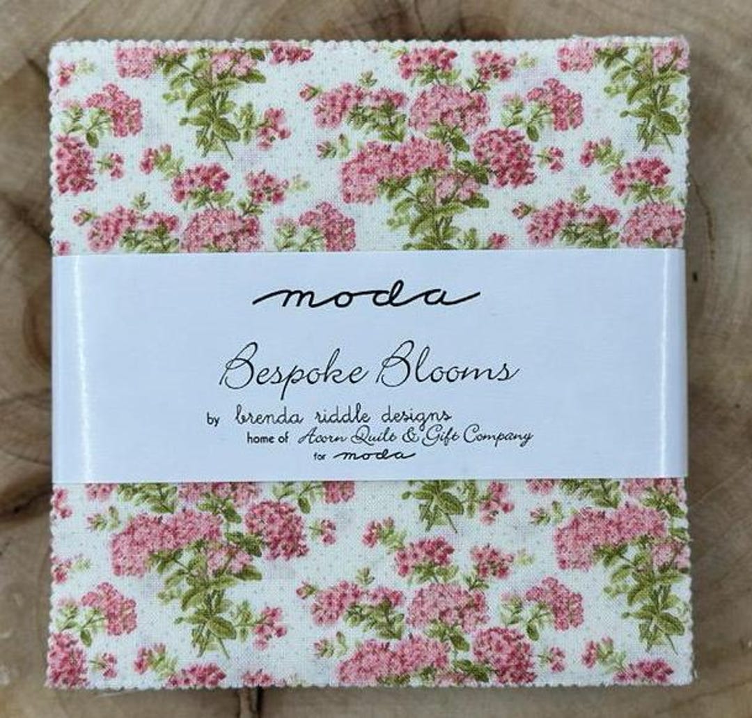 Bespoke Blooms - Charm Pack - Brenda Riddle Designs for Moda - Etsy