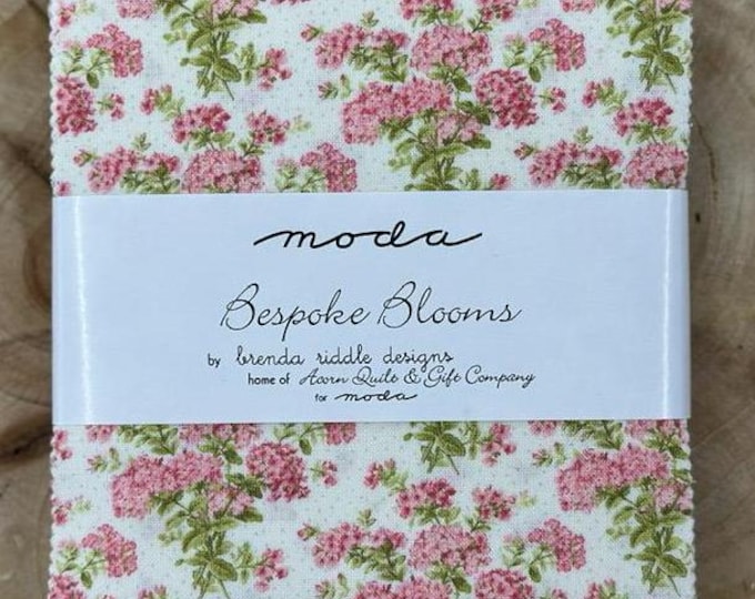 Bespoke Blooms - Charm Pack - Brenda Riddle Designs for Moda - Etsy