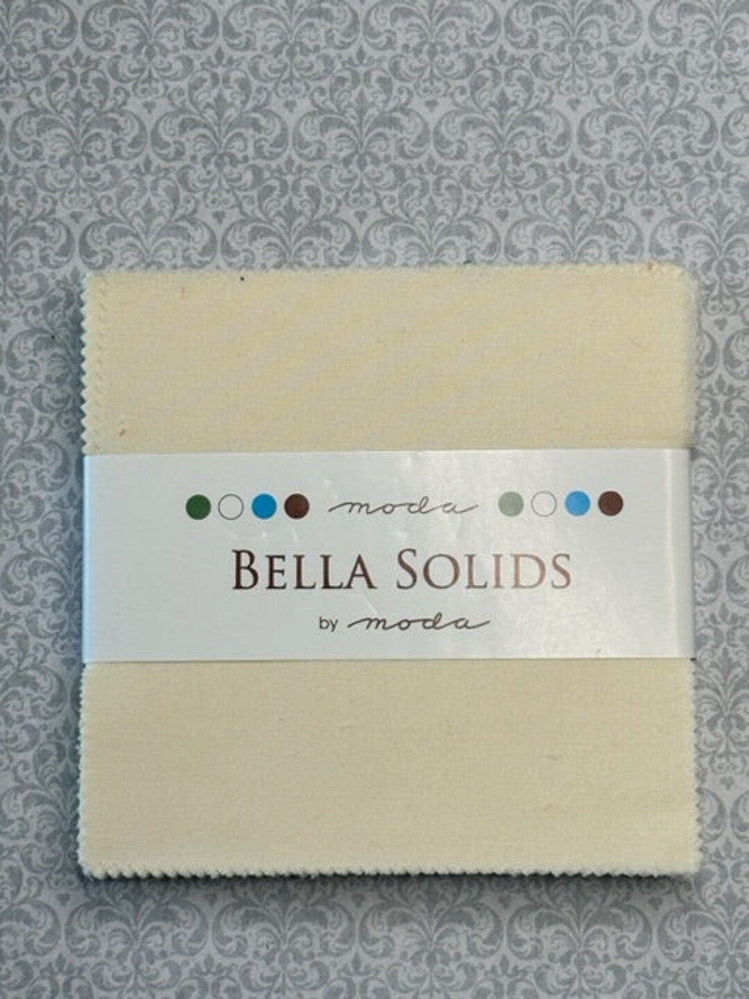 Bella Solid Charm Pack by Moda Fabric White 9900PP-182 - Etsy