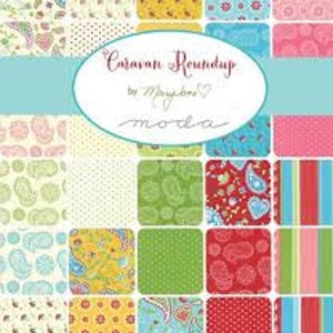 Caravan Roundup - Charm Pack - by Mary Jane for Moda Fabric - Etsy
