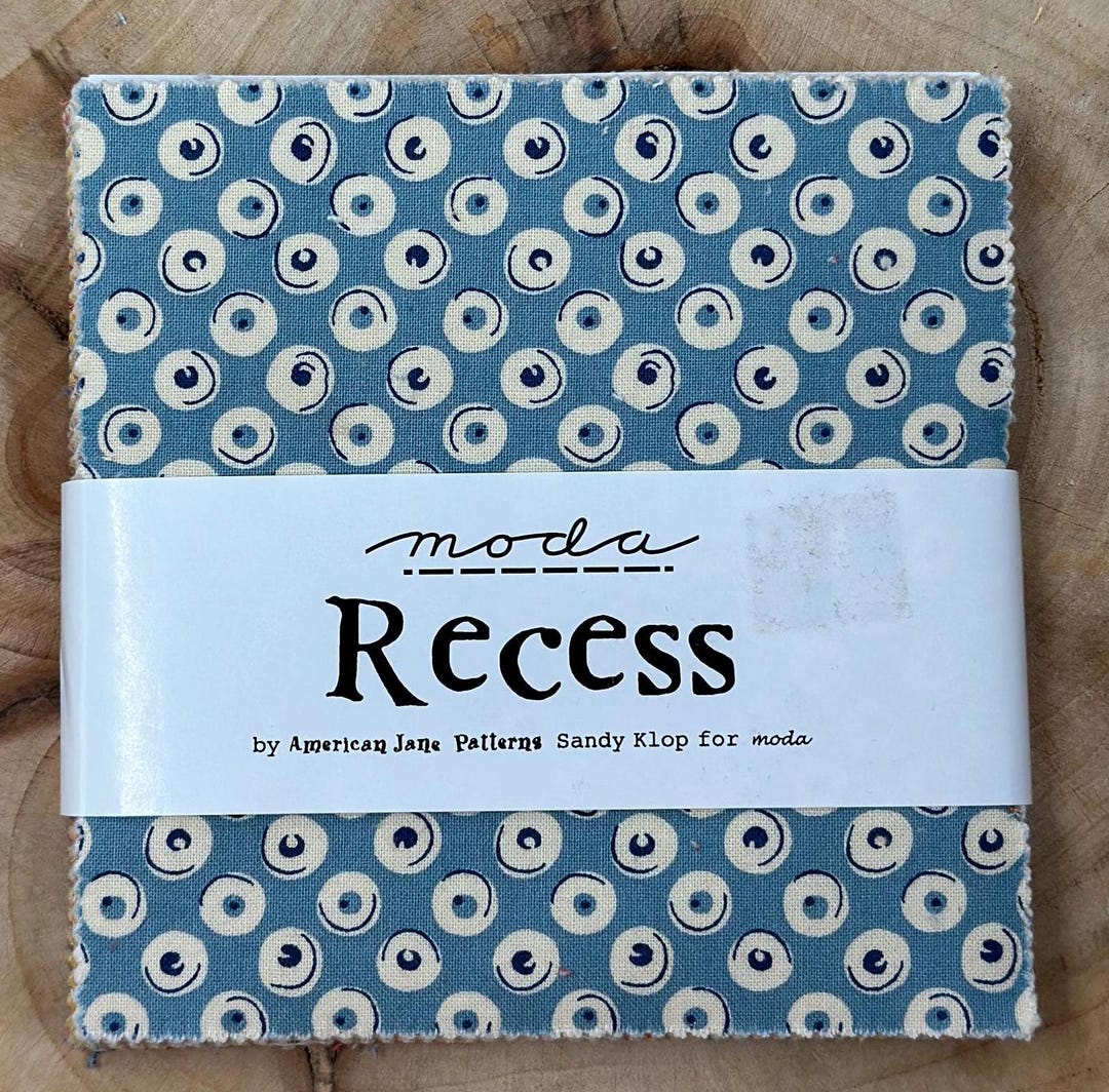 Recess - Charm Pack - by American Jane Patters Sandy Klop for Moda Fabric - Etsy