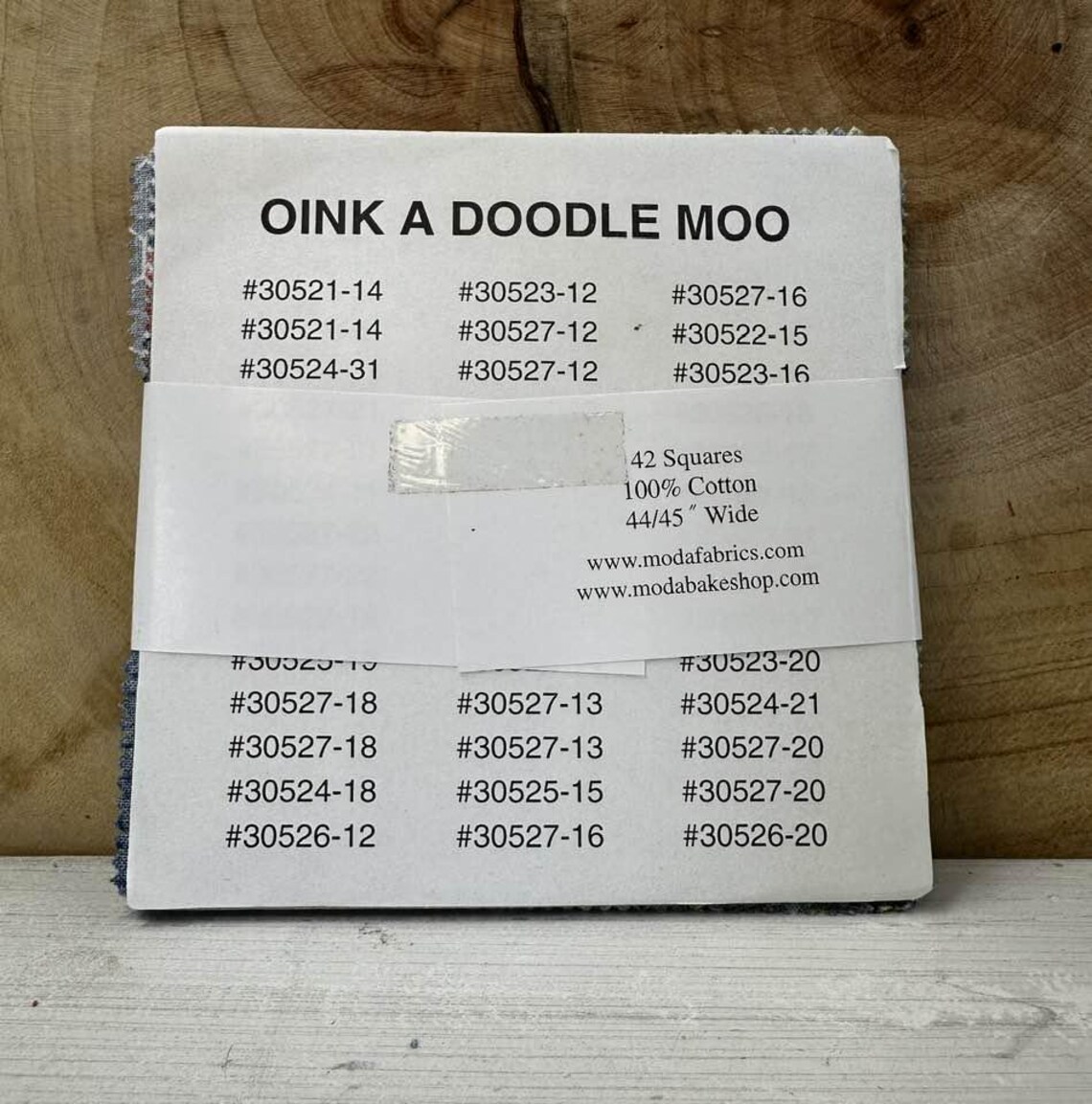 Oink A Doodle Moo - Charm Pack - by Jenn Ski for Moda Fabric - Etsy