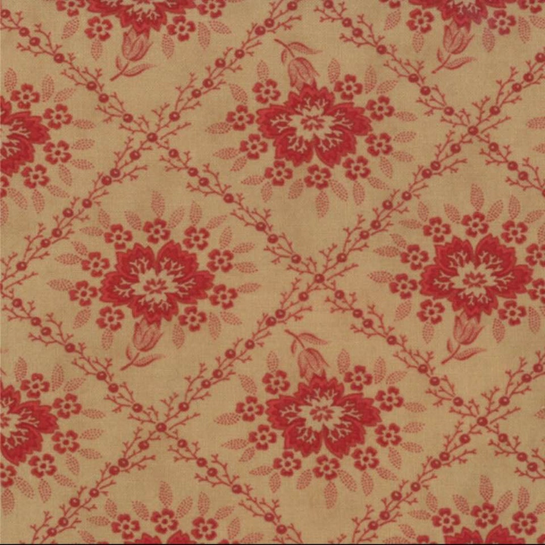 Midwinter Reds - 1/2 Yard Cut - by Minick & Simpson for Moda Fabrics - Etsy