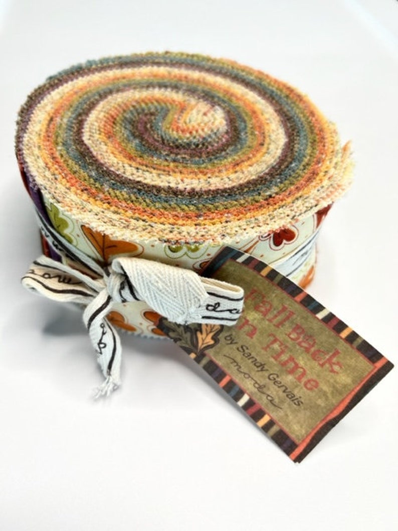 Fall Back in Time, Jelly Roll by Sandy Gervais for Moda Fabric - Etsy