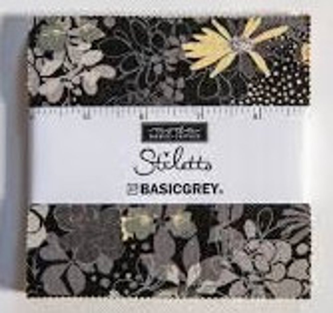 Stiletto Charm Pack by Basicgrey for Moda Fabric - Etsy