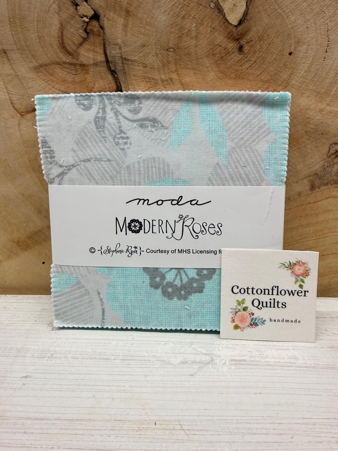 Modern Roses - Charm Pack - by Stephanie Ryan for Moda Fabric - Etsy