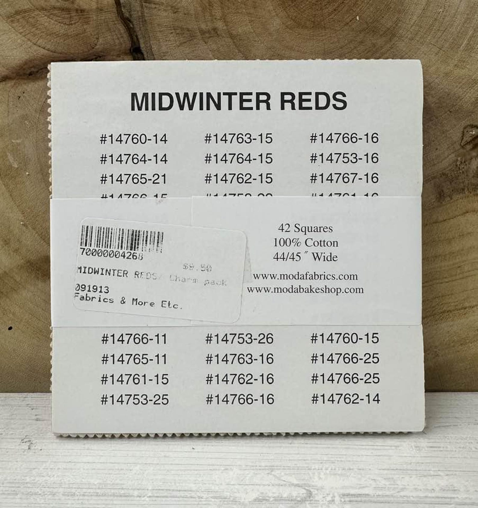 Midwinter Reds - Charm Pack by Minnick & Simpson for Moda - Etsy