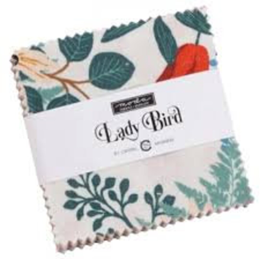 Lady Bird - Charm Pack - by Crystal Manning for Moda Fabric - Etsy