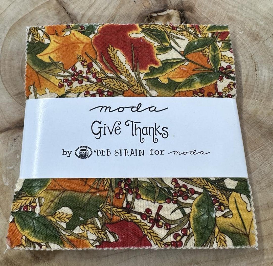 Give Thanks - Charm Pack - by Deb Strain for Moda Fabric - Etsy