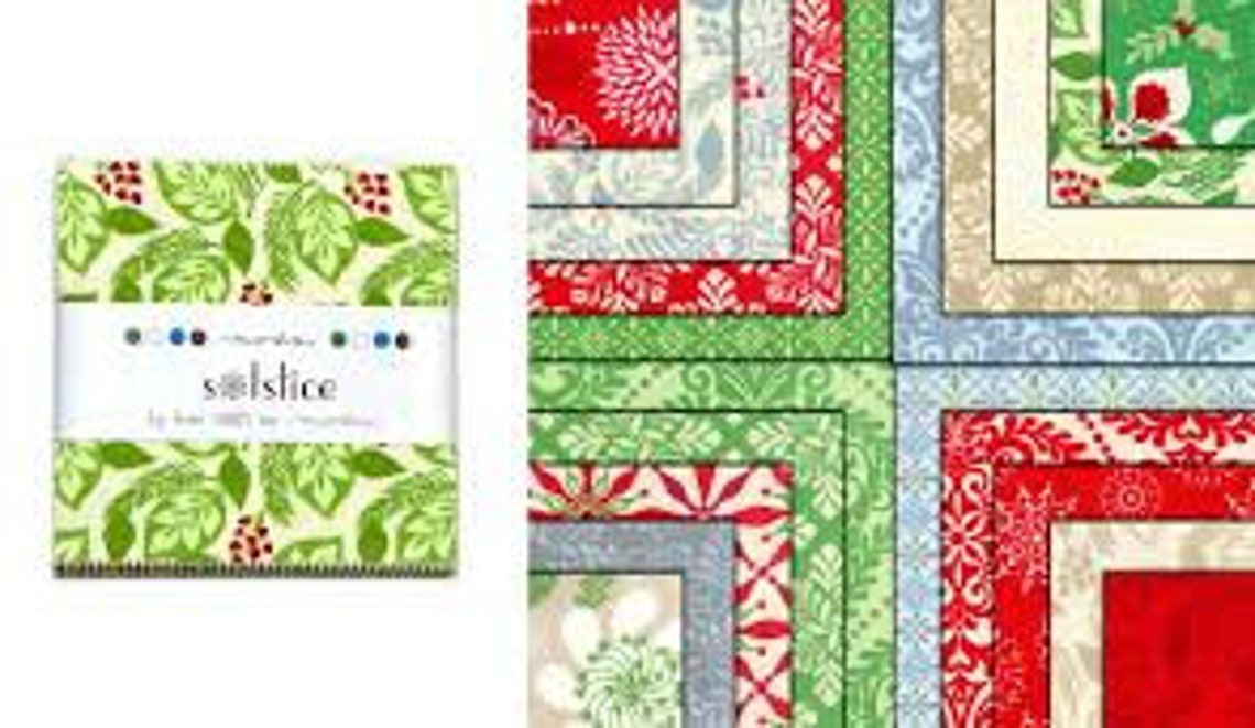 Solstice - Charm Pack - by Kate Spain for Moda Fabric - Etsy