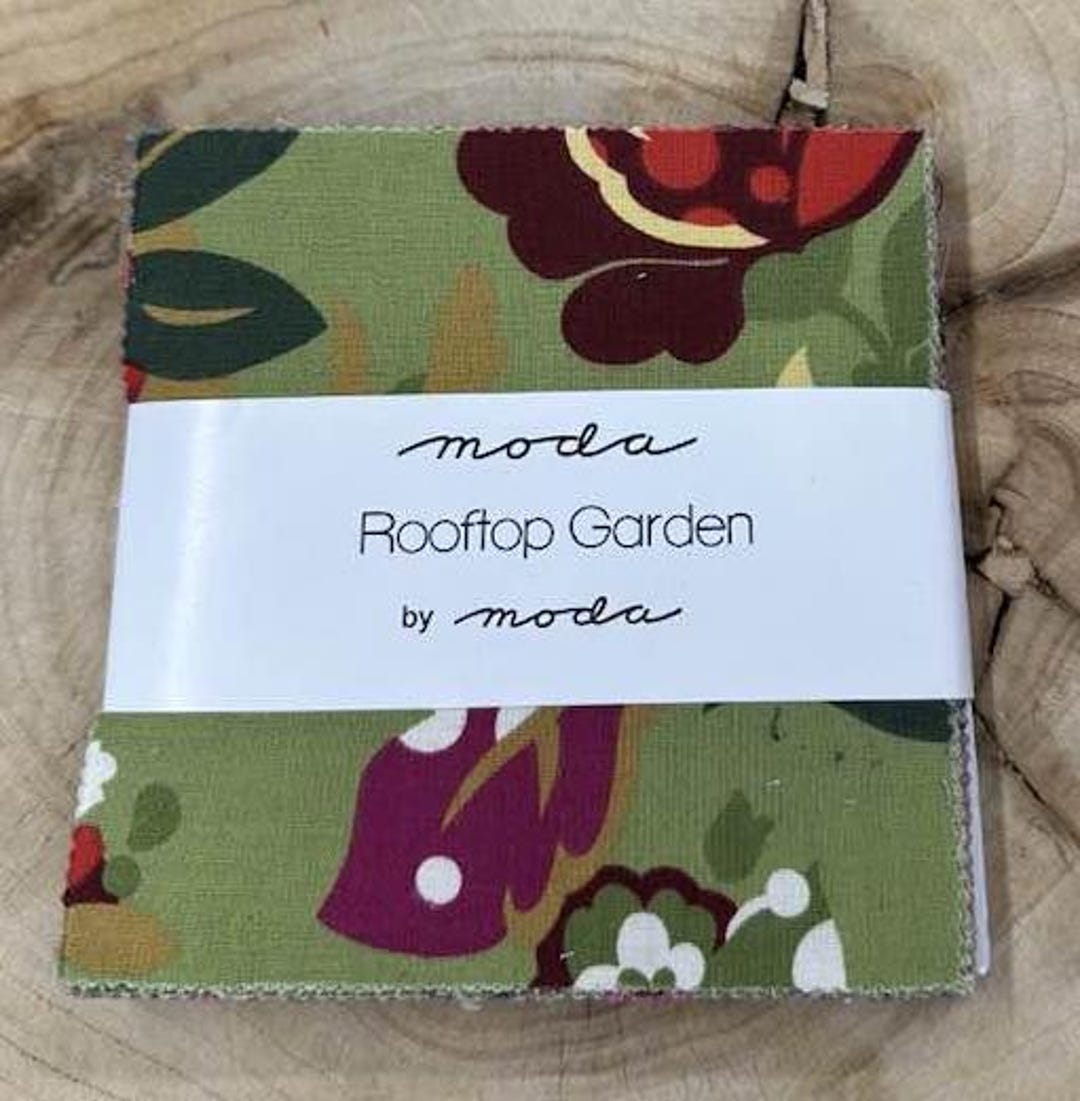 Rooftop Garden - Charm Pack - by Moda Fabric - Etsy
