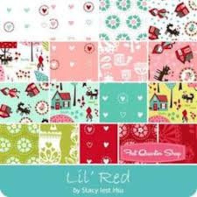 Lil' Red Jelly Roll by Stacy Iest Hsu for Moda Fabric Free Shipping - Etsy