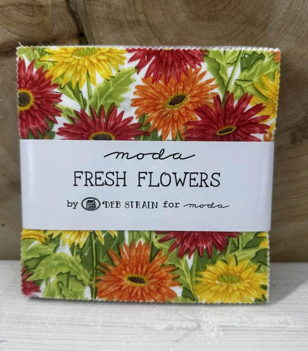 Fresh Flowers - Charm Pack - by Deb Strain for Moda Fabric - Etsy