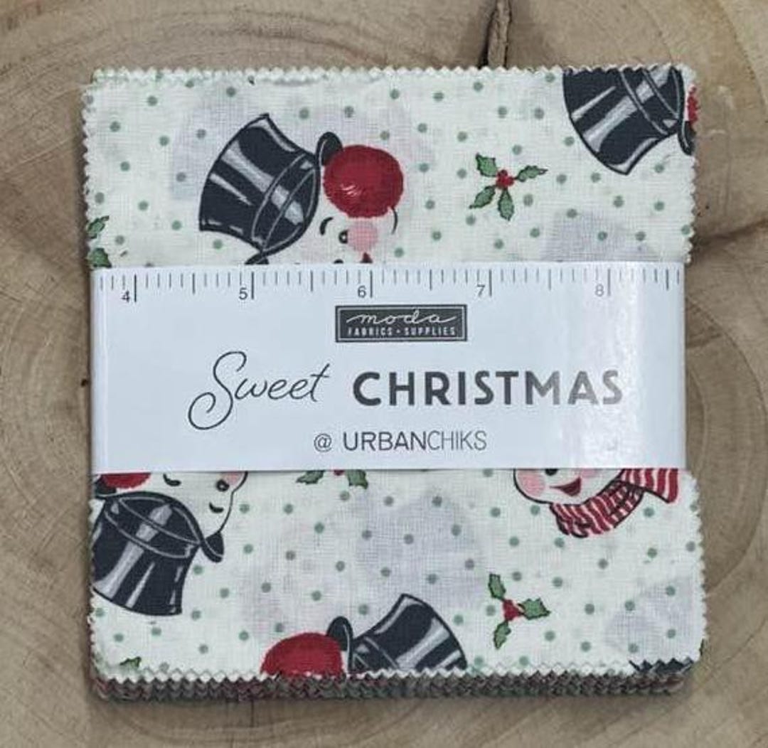 Sweet Christmas - Charm Pack - by Urbanchiks for Moda Fabric - Etsy
