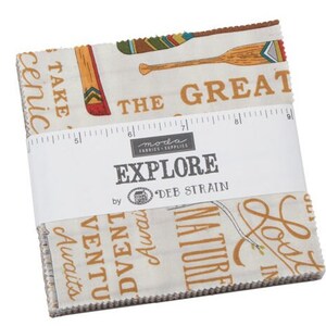 Explore - Charm Pack - by Deb Strain for Moda Fabrics - Etsy