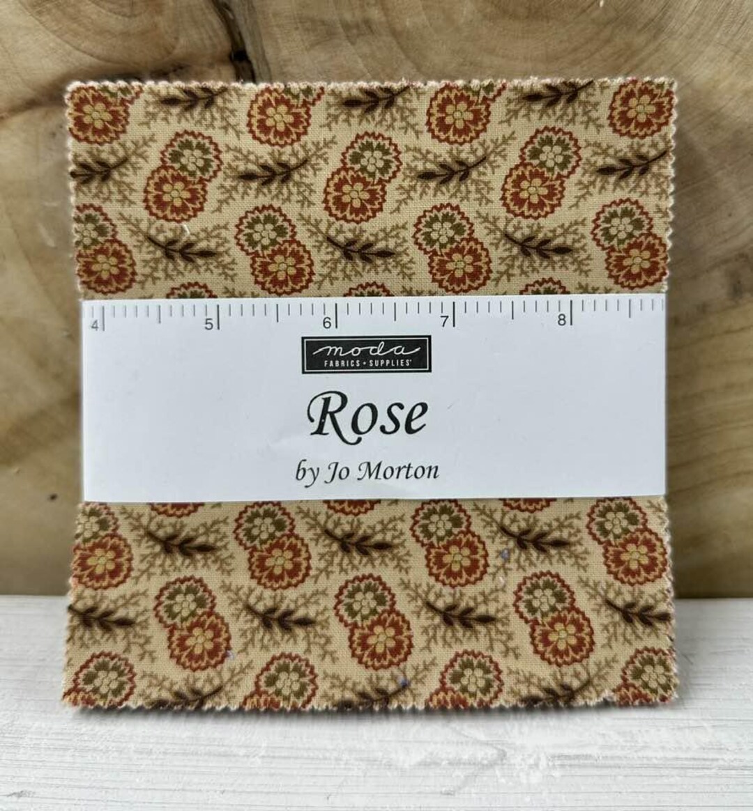 Rose - Charm Pack - by Jo Morton for Moda Fabrics - Etsy