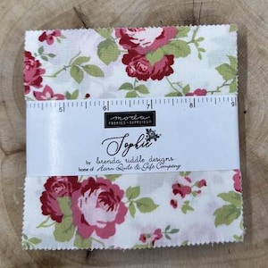 Sophie - Charm Pack - Brenda Riddle Designs for Moda Fabric - Etsy