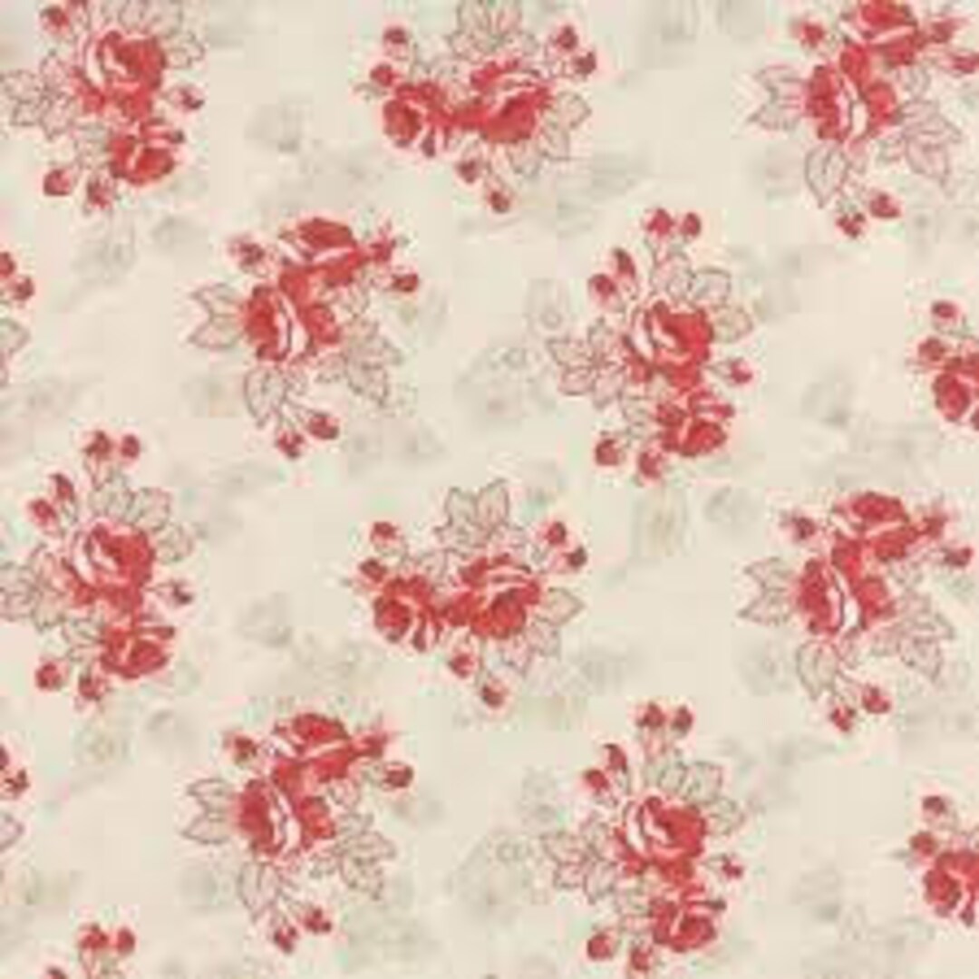 Miss Scarlet - 1/2 Yard Cut - by Minick and Simpson for Moda Fabric - Etsy