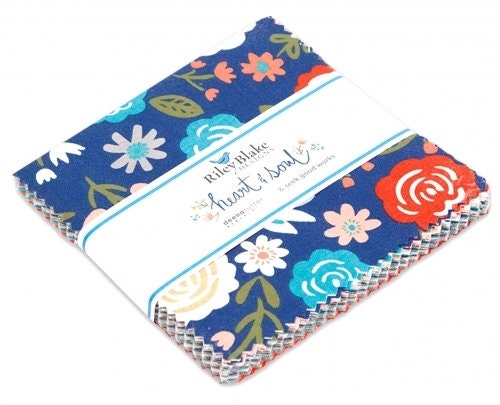 Heart & Soul Charm Pack by Deena Rutter for Riley Blake Designs - Etsy