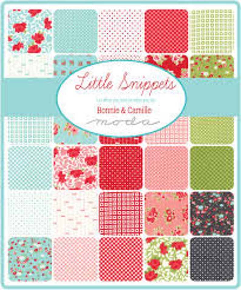 Little Snippets - Charm Pack - by Bonnie & Camille for Moda Fabric - Etsy