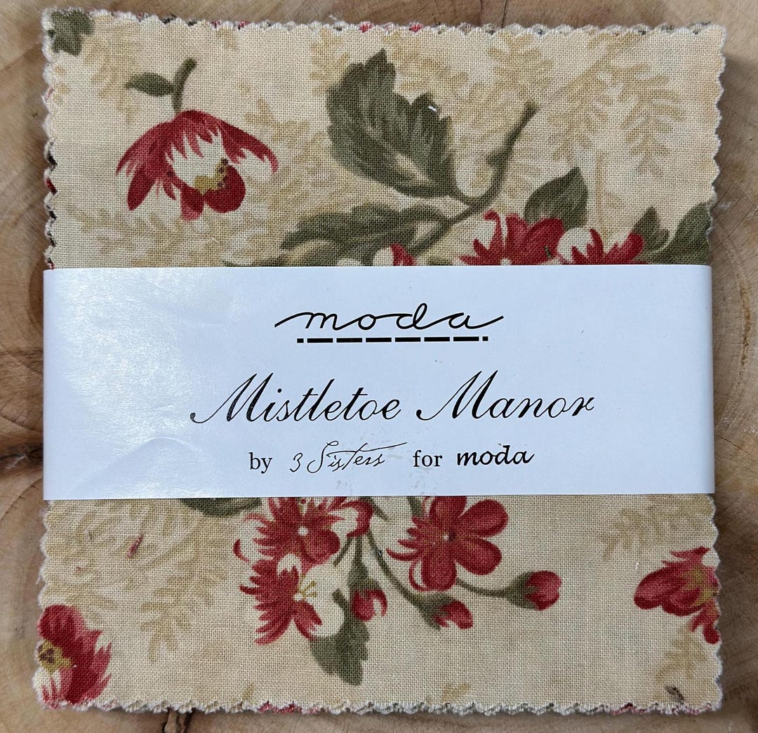 Mistletoe Manor - Charm Pack - by 3 Sisters for Moda Fabric - Etsy