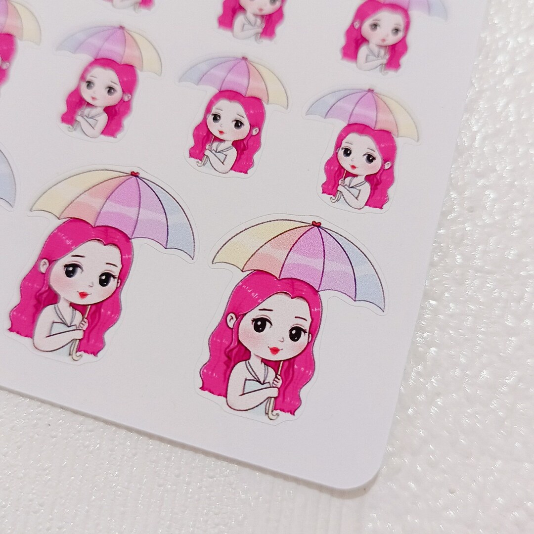 Planner Sticker RAINBOW UMBRELLA Sticker, Rainy Season, Raining, Sunny ...