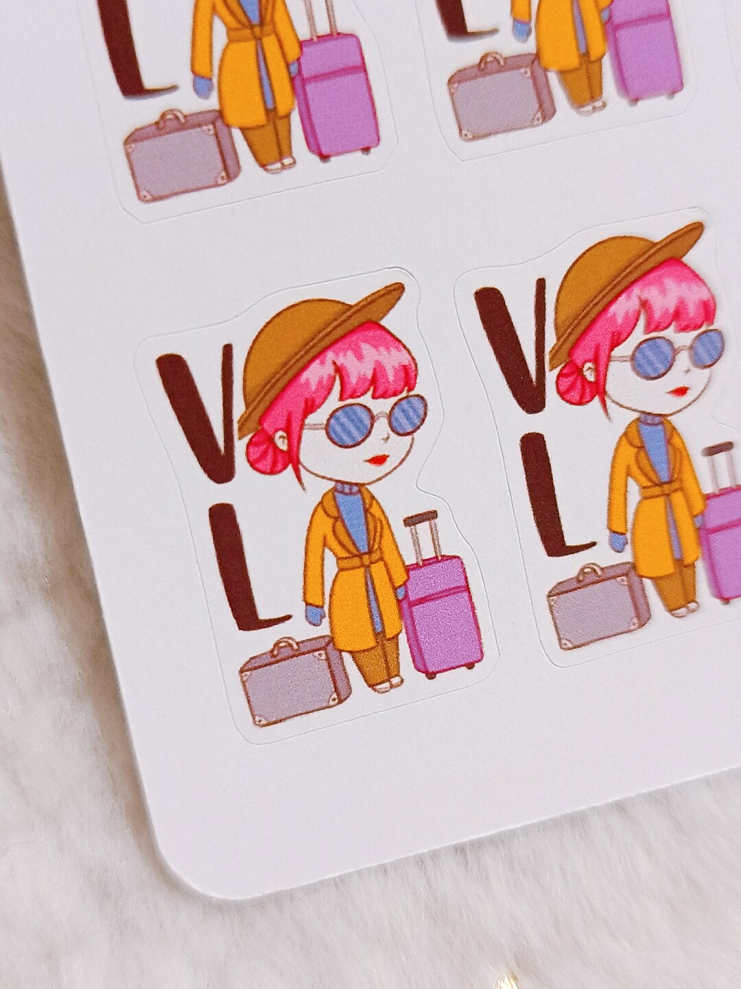 Planner Stickers VACATION LEAVE Office Stickers Work Stickers Daily ...