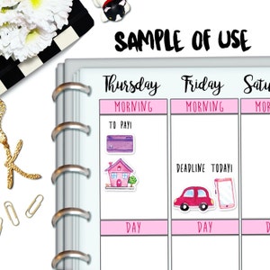 Pay Bills Planner Stickers Daily Stickers / Deco Sticker / Planner ...