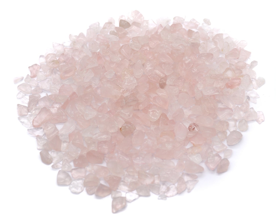 Rose Quartz Tumbled Stones, Mini Gemstones, Rose Quartz Gravel, Orgone ...