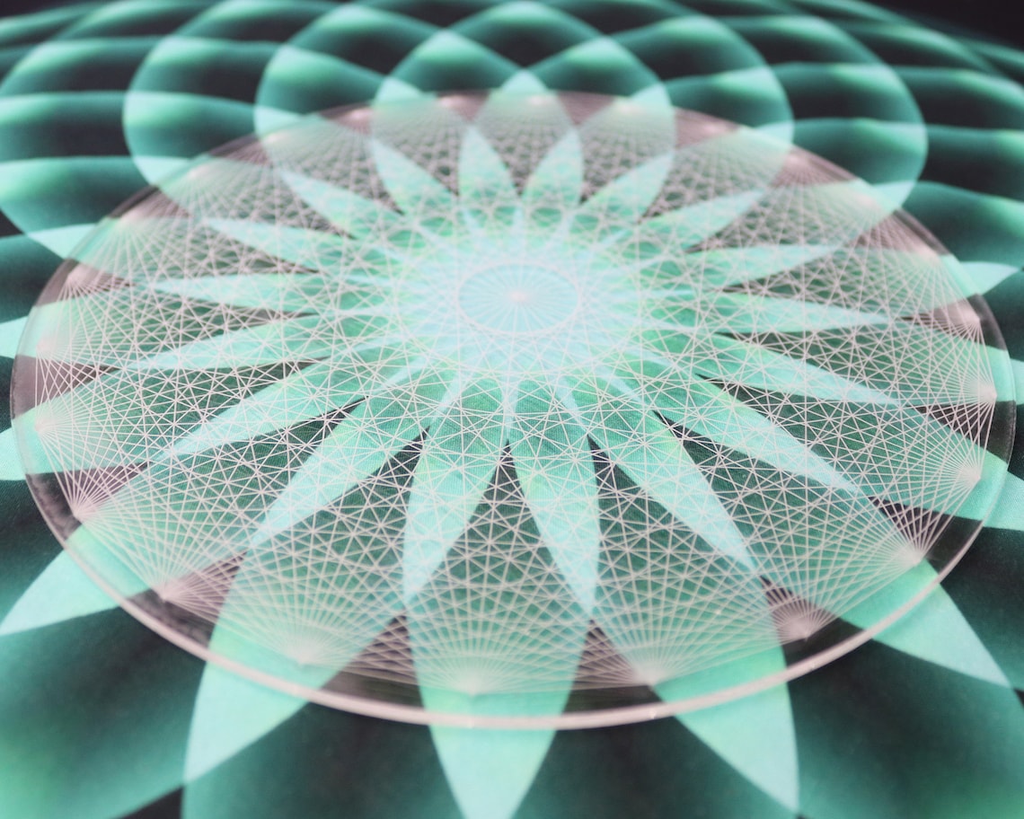 Tesseract Sacred Geometry Crystal Grid for Mediation Altars, Mini Altar ...